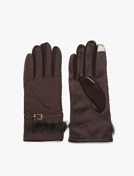 Koton Kadın Suni Kürk Detaylı Eldiven Koton Kadın Suni Kürk Detaylı Eldiven