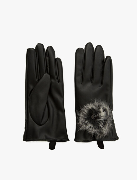 Koton Kadın Suni Kürk Detaylı Eldiven Koton Kadın Suni Kürk Detaylı Eldiven