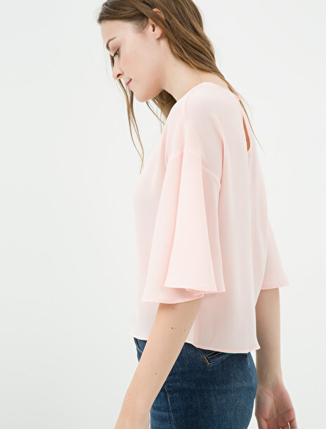 Koton Kadın Rahat Kesim Bluz Koton Kadın Rahat Kesim Bluz