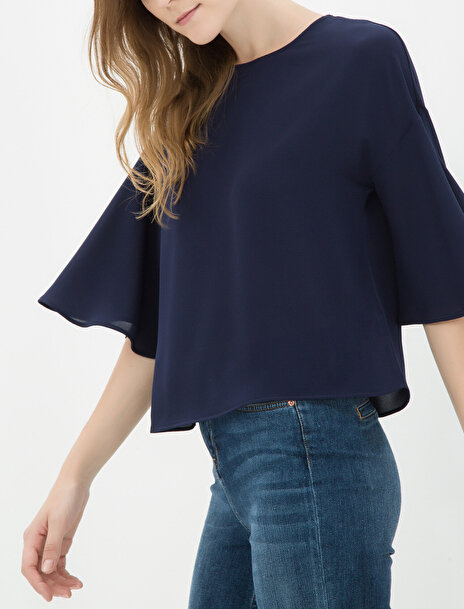 Koton Kadın Rahat Kesim Bluz Koton Kadın Rahat Kesim Bluz