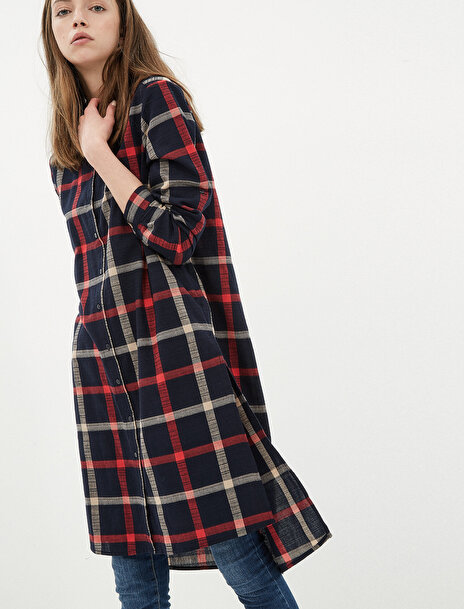 Koton Kadın Kareli Tunik