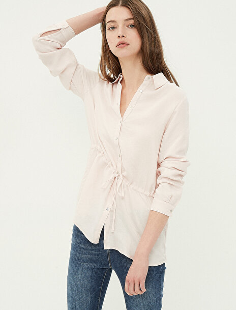 Koton Kadın Beli Bağcıklı Gömlek