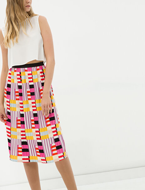 Koton Kadın Pilili Etek