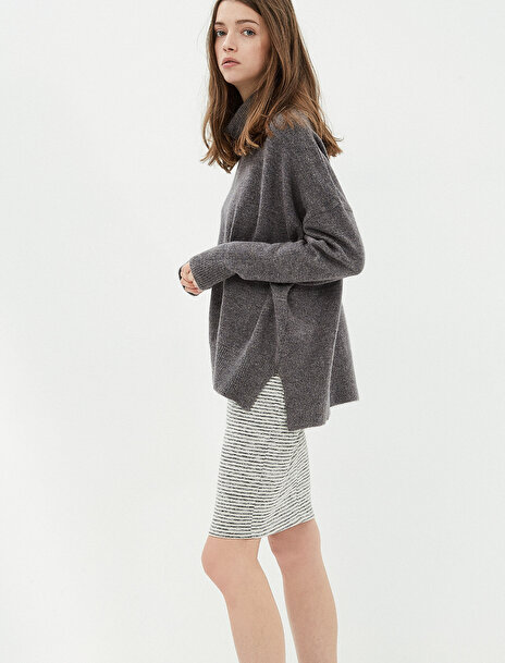 Koton Kadın Çizgili Etek