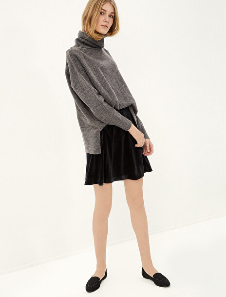 Koton Kadın Kadife Etek