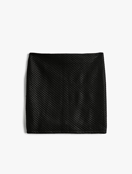 Koton Kadın Desenli Mini Etek