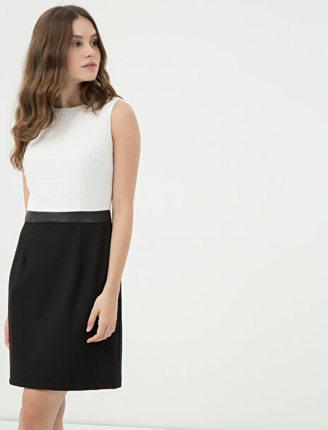 Koton Kadın Renk Bloklu Elbise