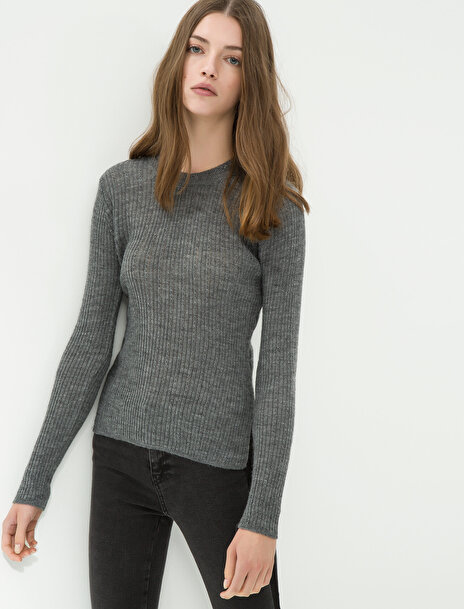 Koton Kadın Desenli Triko Kazak