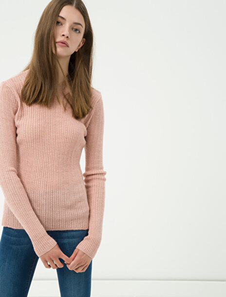 Koton Kadın Desenli Triko Kazak