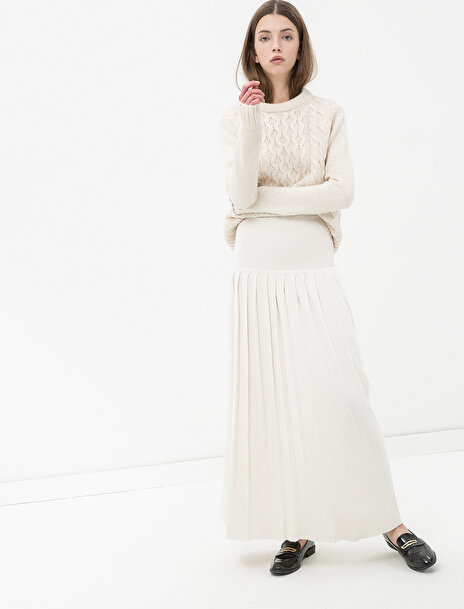 Koton Kadın Pilili Etek