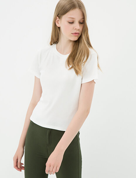 Koton Kadın Klasik Kesim T-Shirt