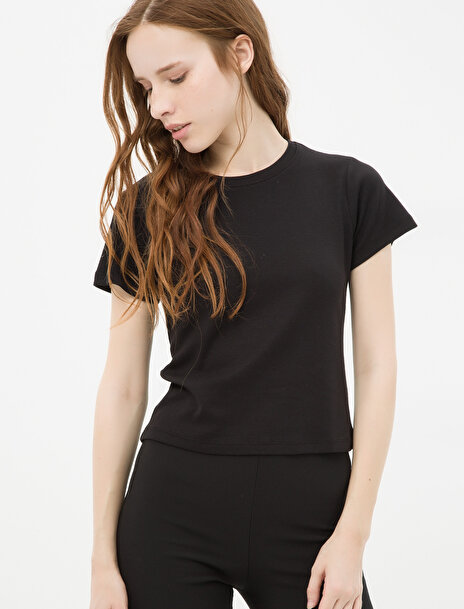 Koton Kadın Klasik Kesim T-Shirt