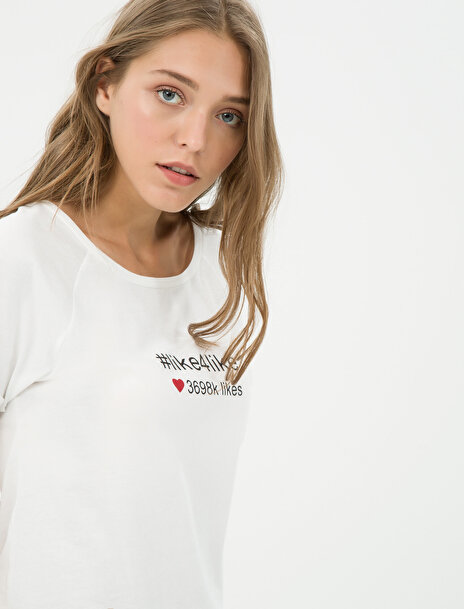 Koton Ole Genç Kız Baskılı T-Shirt