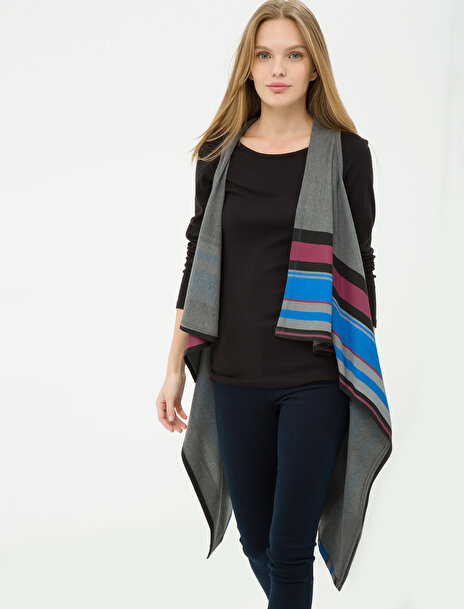 Koton Kadın Renk Bloklu Yelek