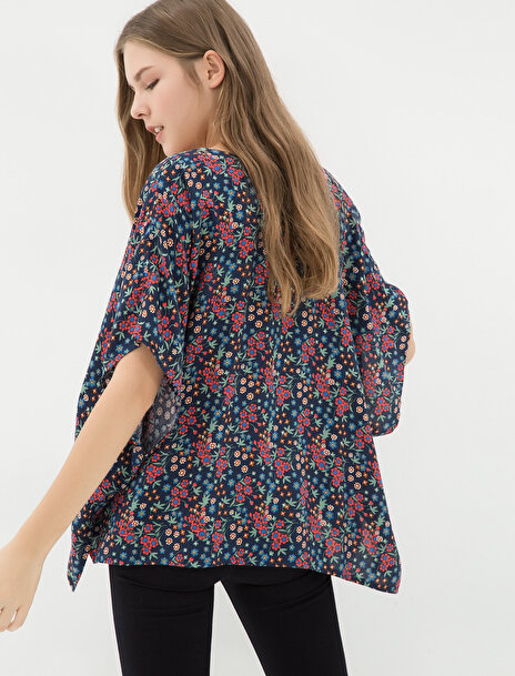 Koton Kadın Çiçekli Ceket