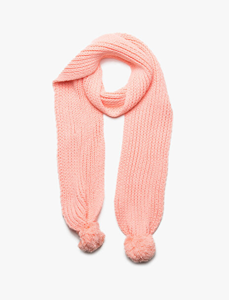 Koton Kadın Ponpon Detaylı Atkı