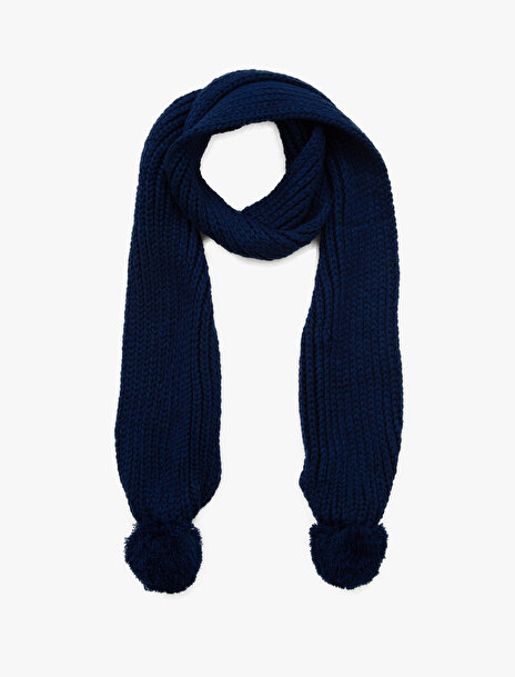 Koton Kadın Ponpon Detaylı Atkı