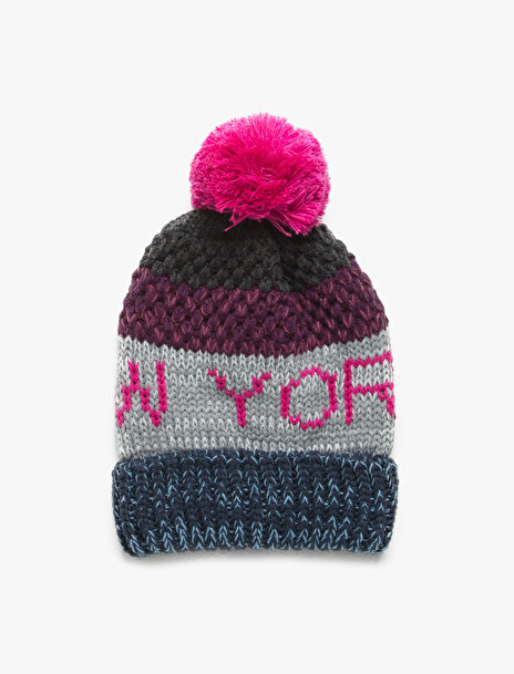 Koton Kadın Ponpon Detaylı Bere