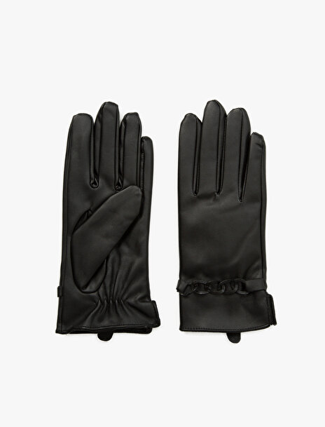 Koton Kadın Deri Görünümlü Eldiven