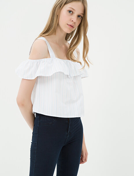 Koton Kadın Omzu Açık Bluz