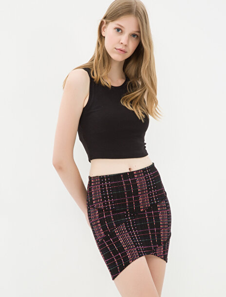 Koton Kadın Çizgili Etek