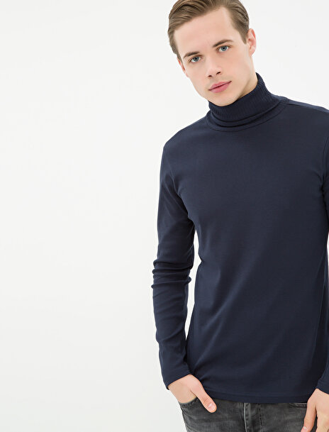 Koton Erkek Balıkçı Yaka T-Shirt