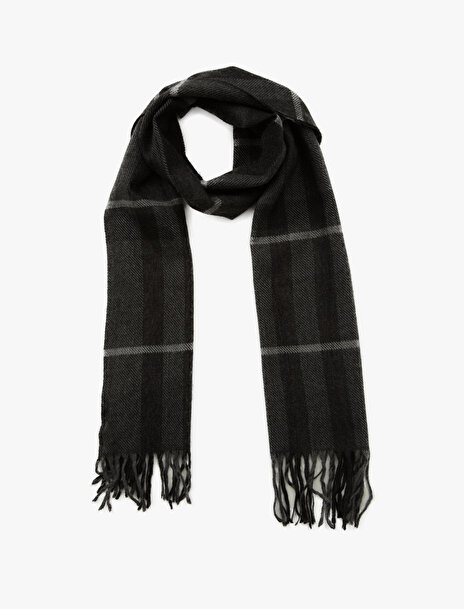 Koton Erkek Püskül Detaylı Atkı