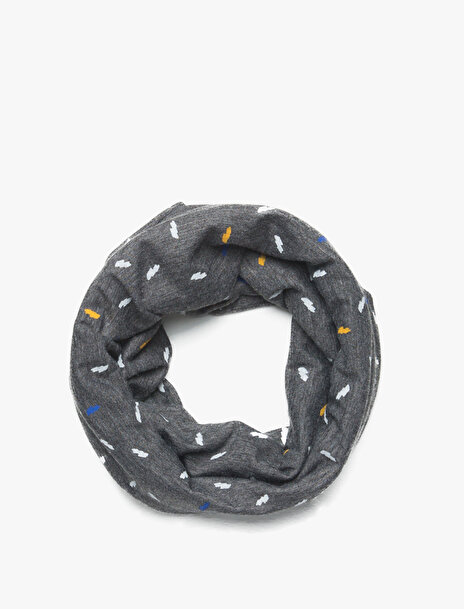 Koton Erkek Çocuk Desenli Atkı