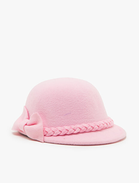 Koton Kız Çocuk Fİyonk Detaylı Şapka