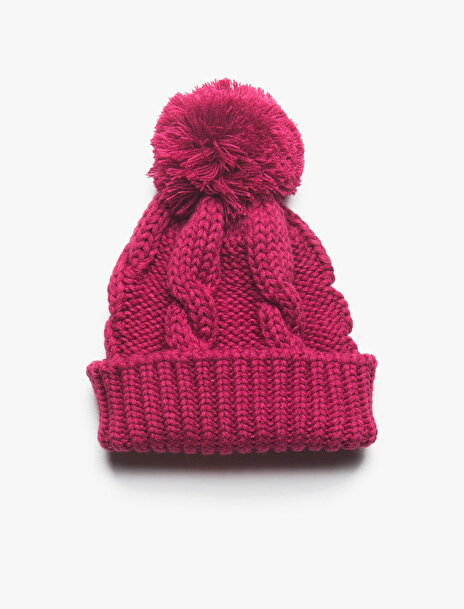 Koton Kız Çocuk Ponpon Detayli Bere