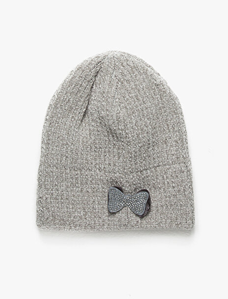 Koton Kız Çocuk Fiyonk Detaylı Bere