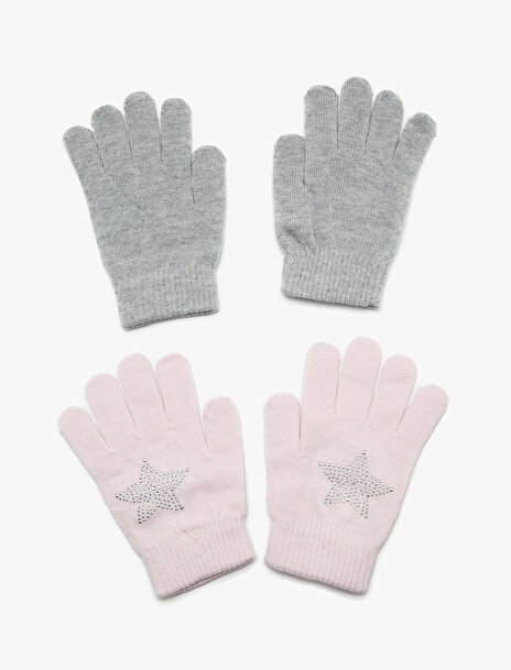 Koton Kız Çocuk Fiyonk Detaylı Eldiven Koton Kız Çocuk Fiyonk Detaylı Eldiven