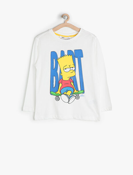 Koton Erkek Çocuk Simpson Baskılı T-Shirt