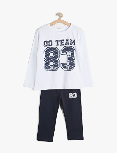 Koton Erkek Çocuk Baskılı Takım