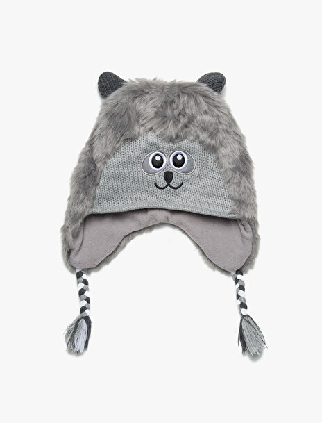 Koton Erkek Çocuk Suni Kürk Detaylı Bere Koton Erkek Çocuk Suni Kürk Detaylı Bere