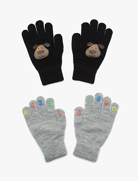 Koton Erkek Çocuk Desenli Eldiven