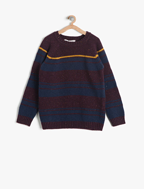 Koton Erkek Çocuk Çizgili Kazak