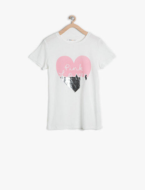 Koton Kız Çocuk Baskılı T-Shirt