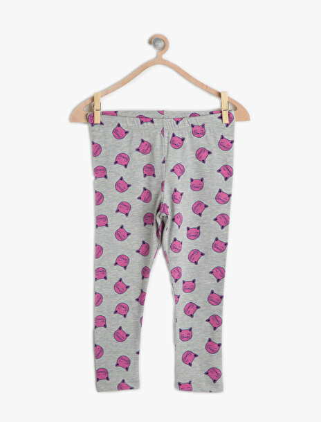 Koton Kız Çocuk Desenli Tayt