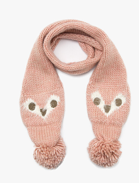 Koton Kız Çocuk Deseni Atkı Koton Kız Çocuk Deseni Atkı