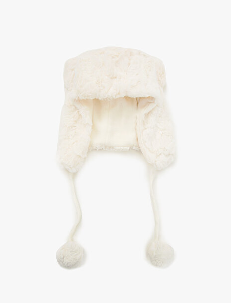 Koton Kız Çocuk Suni Kürk Detaylı Bere Koton Kız Çocuk Suni Kürk Detaylı Bere