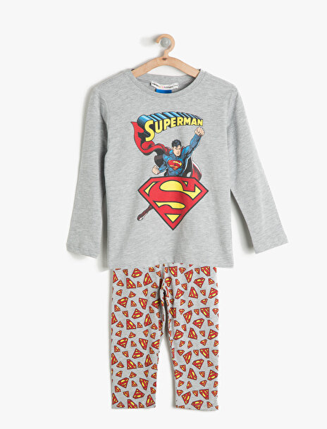 Koton Erkek Çocuk Superman Baskılı Pijama