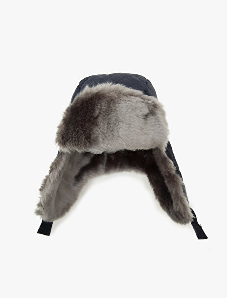 Koton Erkek Çocuk Suni Kürk Detaylı Bere Koton Erkek Çocuk Suni Kürk Detaylı Bere