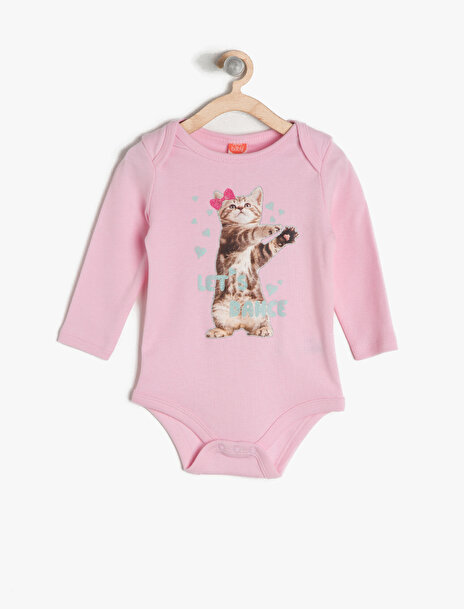 Koton Kız Çocuk Hayvan Baskılı Zıbın