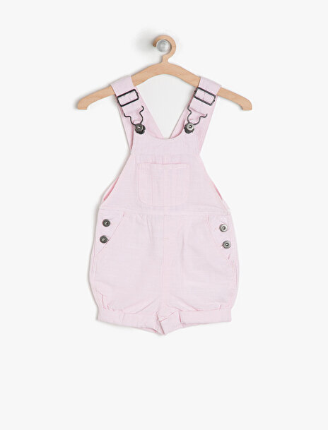 Koton Kız Çocuk Düğme Detaylı Tulum