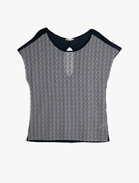 Koton Kadın Polyester Bisiklet Yaka Kısa Kollu Tişört Koton Kadın Polyester Bisiklet Yaka Kısa Kollu Tişört