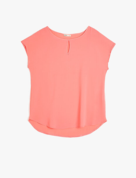 Koton Kadın Koton Plus Rahat Kesim Bluz Koton Kadın Koton Plus Rahat Kesim Bluz