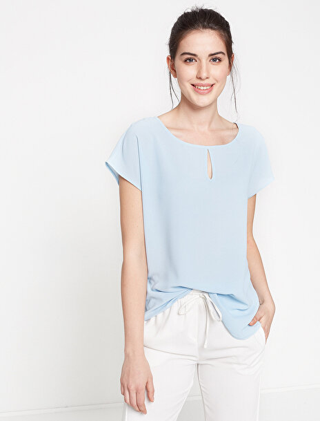 Koton Kadın Koton Plus Rahat Kesim Bluz Koton Kadın Koton Plus Rahat Kesim Bluz