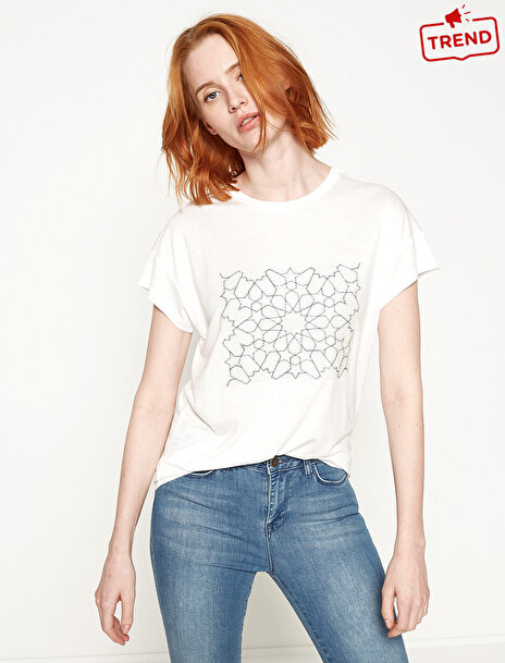 Koton Kadın Baskılı T-Shirt