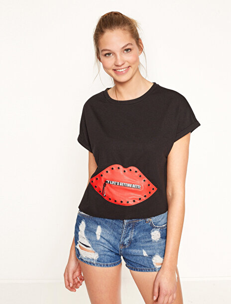 Koton Kadın Baskılı T-Shirt